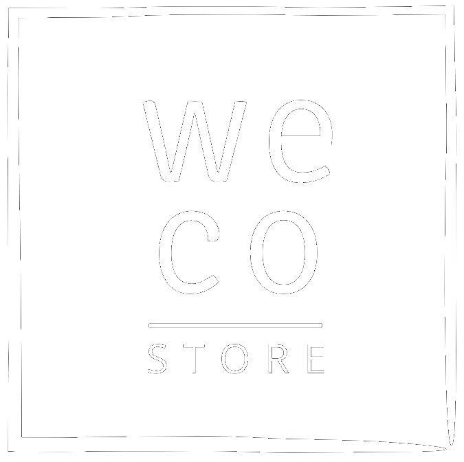Logo WeCo Store blanc sur fond transparent - WeCo Store | Mode durable ...